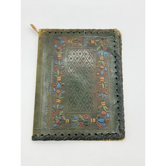 no brand | Other | Antique Embossed Leather Biblebook Cover Hand Tooled ...
